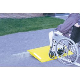 Ramp for moving goods or as wheelchair ramp to overcome kerbs and ...