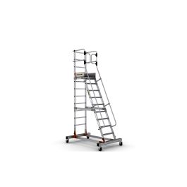 Mobile Steps with Safety Gate & Platform: Climb-It®