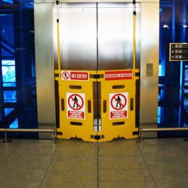 Elevator-Lift Guard Barrier: Complies with BS EN7255 Safety designed ...