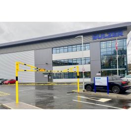 Heavy Duty Double-Leaf Height Restriction Barrier