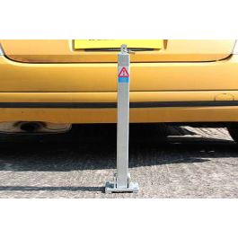 Parking Post-Square with padlock at the top for ease of locking. Highly ...