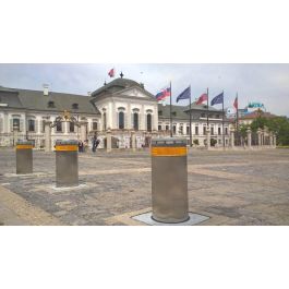 Automatic Bollard 600mm x 275mm dia, high security and intensive use ...