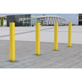 Bollard Steel (50-150mm Square) 1000mm above ground - Strong Galvanised ...