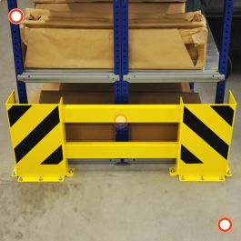 Pallet Racking End Frame Protectors for potentially hazardous damage ...