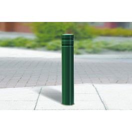 Galvanised Steel RB 111 Bollard: D114 or D168mm H1000mm with 2 Recessed ...