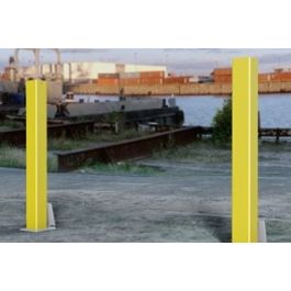 Bollards Removable (50-150mm Square) 900mm above ground - Galvanised ...