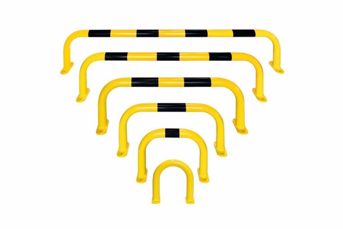 Hooped Protection Guards: (Medium-Duty 60mm Dia.) Indoors: Powder Coat ...